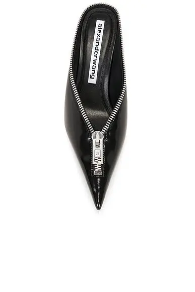 Alexander Wang Akila Zip Closed Toe Mule