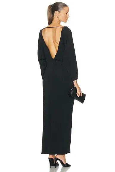 VIX PAULA HERMANNY X Rosie Huntington-whiteley Nina Long Dress - Black