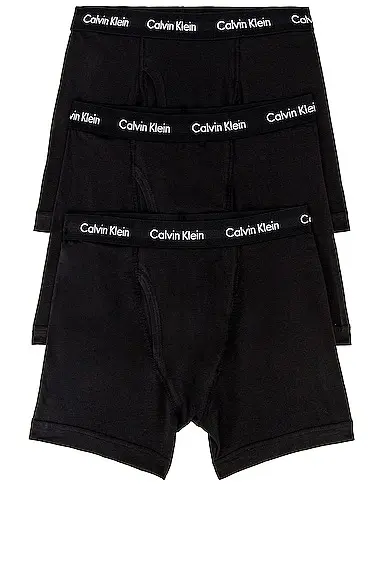 Calvin Klein Boxer Brief 3 Piece Set - Black