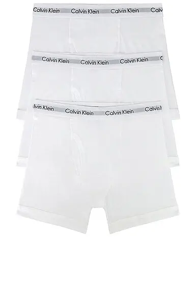 Calvin Klein Boxer Brief 3 Piece Set - White
