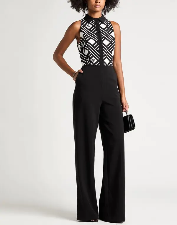 CRISTINAEFFE Logo Print Jumpsuit