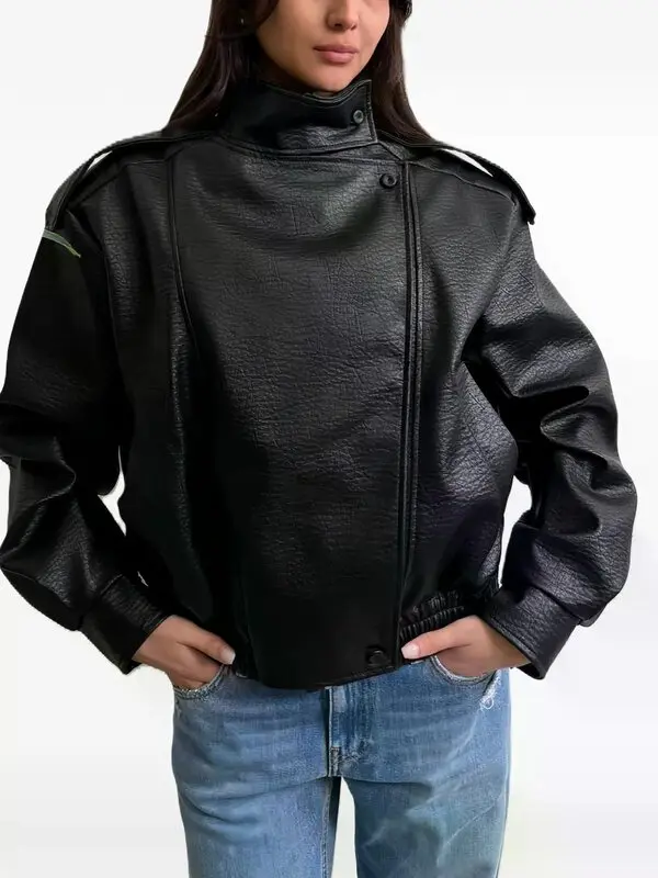 VICOLO High-neck Epaulette Jacket