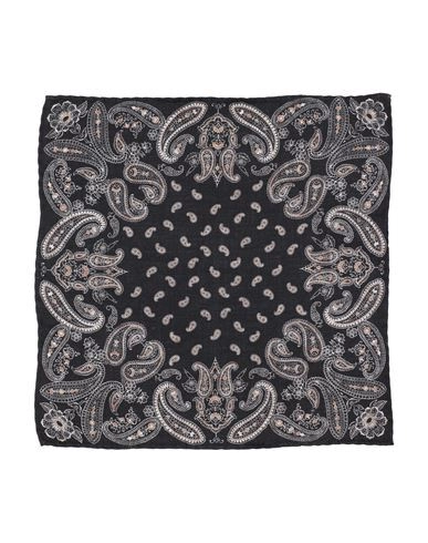 Brunello Cucinelli Silk Pocket Square - Midnight Blue