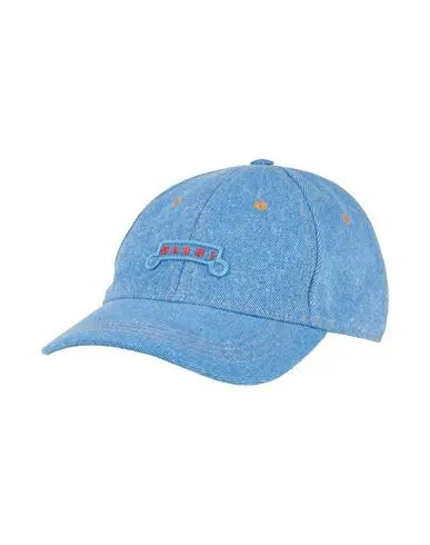 Marni Cotton Hat - Blue