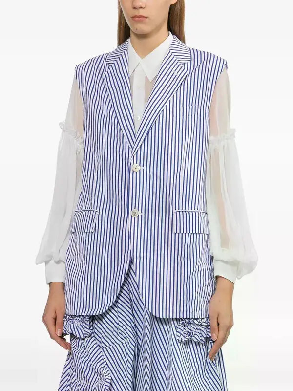Comme Des Garçons Striped Waistcoat