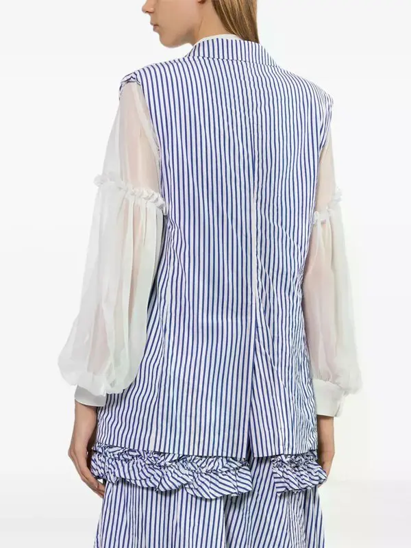 Comme Des Garçons Striped Waistcoat