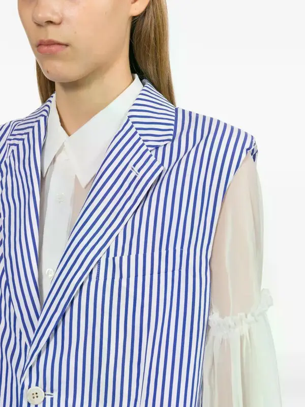 Comme Des Garçons Striped Waistcoat