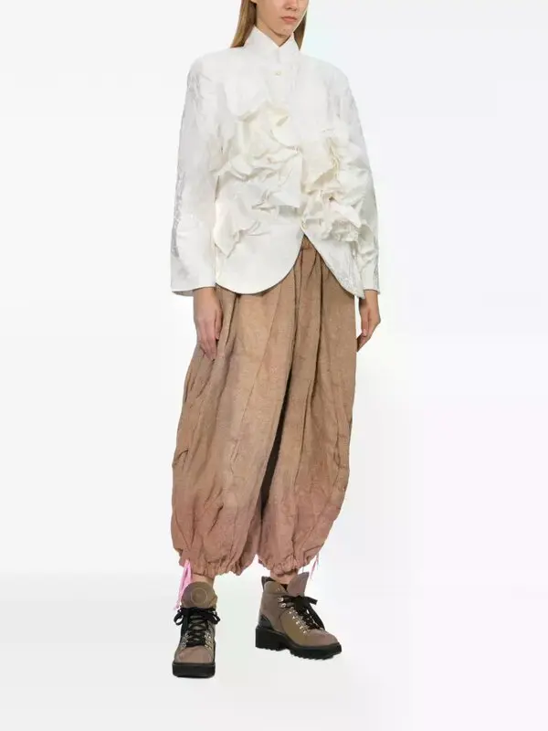 Comme Des Garçons Dip-dye Trousers - Neutrals