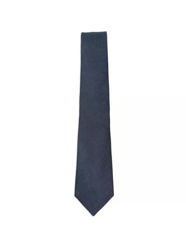 Canali Textured Tie - Blue