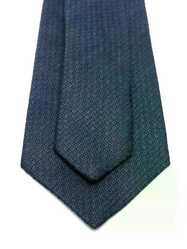 Canali Textured Tie - Blue