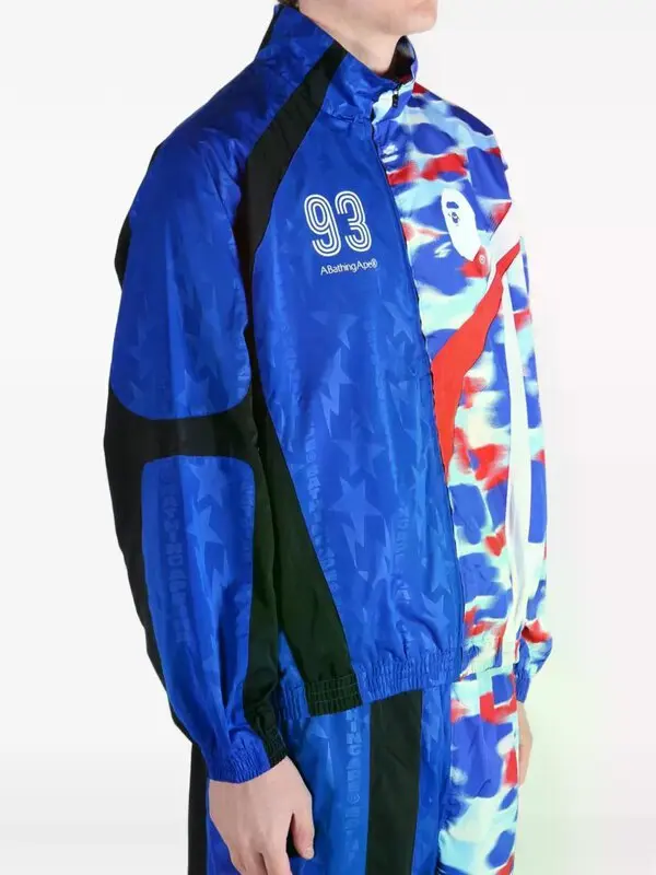 A BATHING APE Camouflage-print Panelled Jacket
