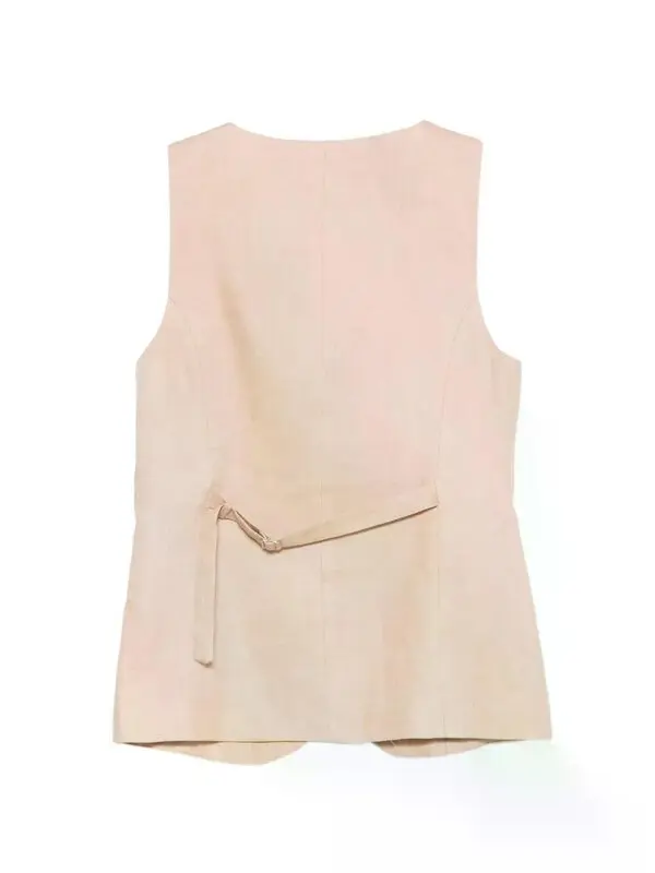 SEMICOUTURE Button-up Waistcoat - Neutrals