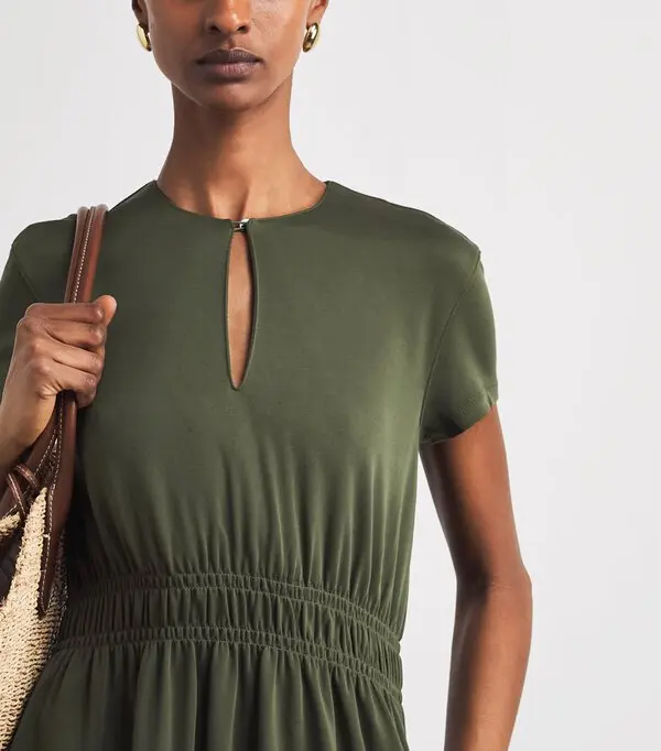 Max Mara Jersey Cannone Midi Dress