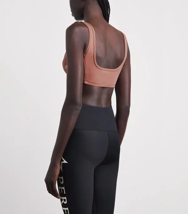Perfect Moment Logo Bra Top - Pink