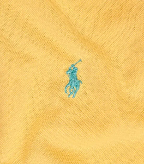 Polo Ralph Lauren Cotton Slim Polo Shirt - Yellow