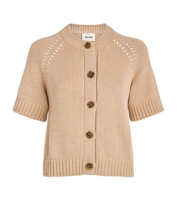 ME+EM Organic Cotton Knit Top - Grey