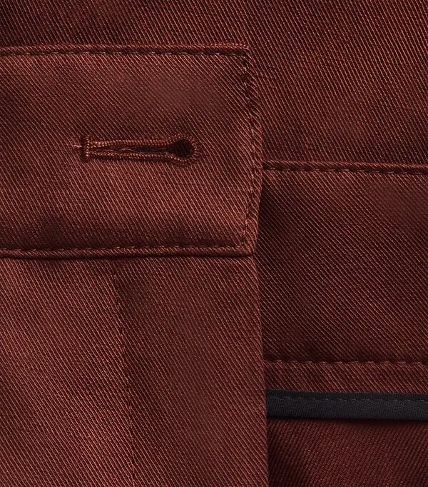 ME+EM Linen-blend Tapered Trousers - Brown