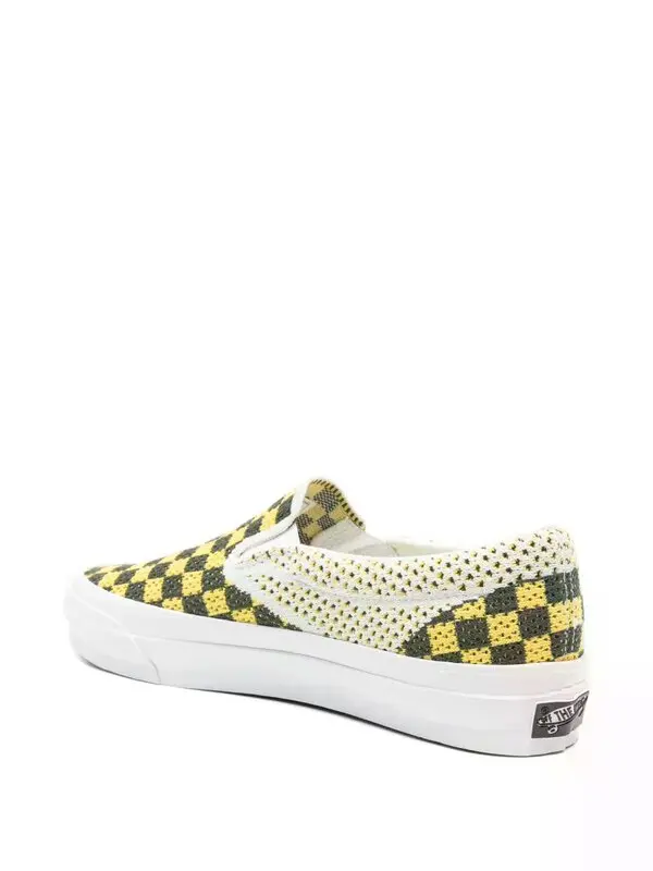 VANS Checkerboard-pattern Slip-on Sneakers - Black