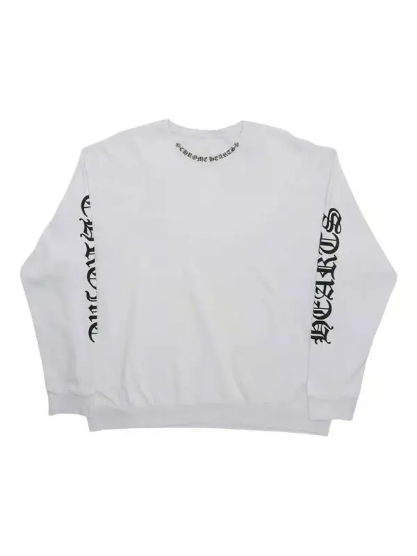 Chrome Hearts Logo-print Long Sleeve T-shirt - White