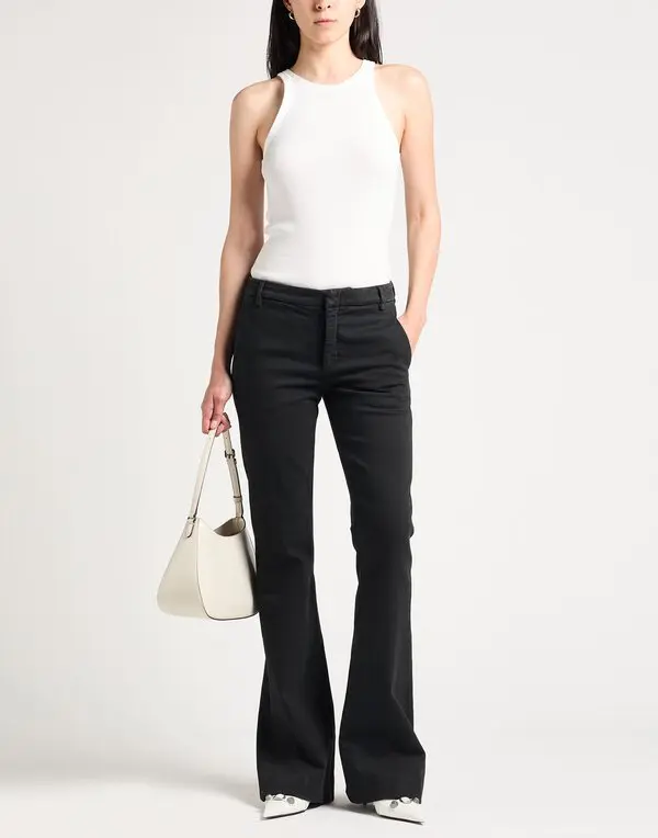 DONDUP Flared Jeans In Stretch Cotton Blend - Black