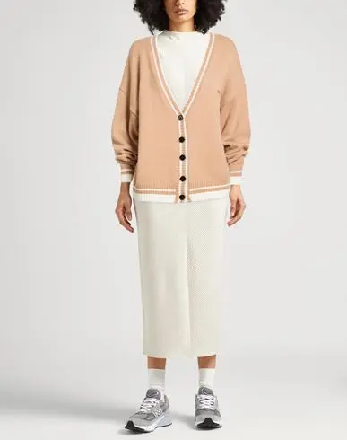 MSGM Wool And Cashmere Cardigan - Sand