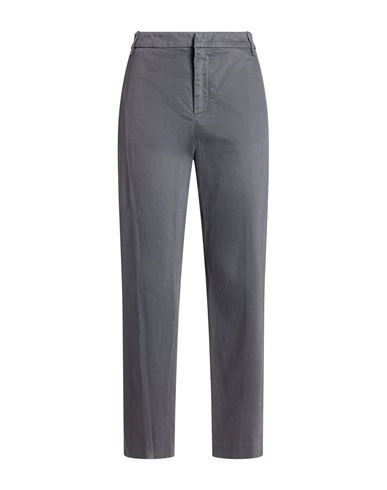 DONDUP High Waisted Tapered Cotton And Elastane Gabardine Pants - Grey