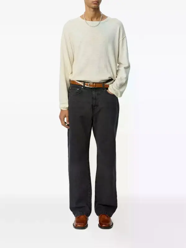 MFPEN Washed Canvas Straight Leg Jeans