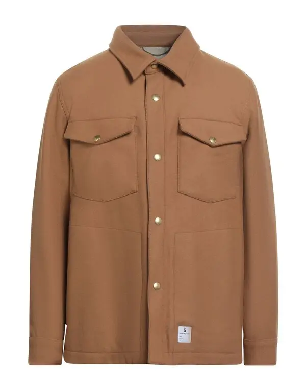 DEPARTMENT 5 Wool-blend Flannel Overshirt - Beige