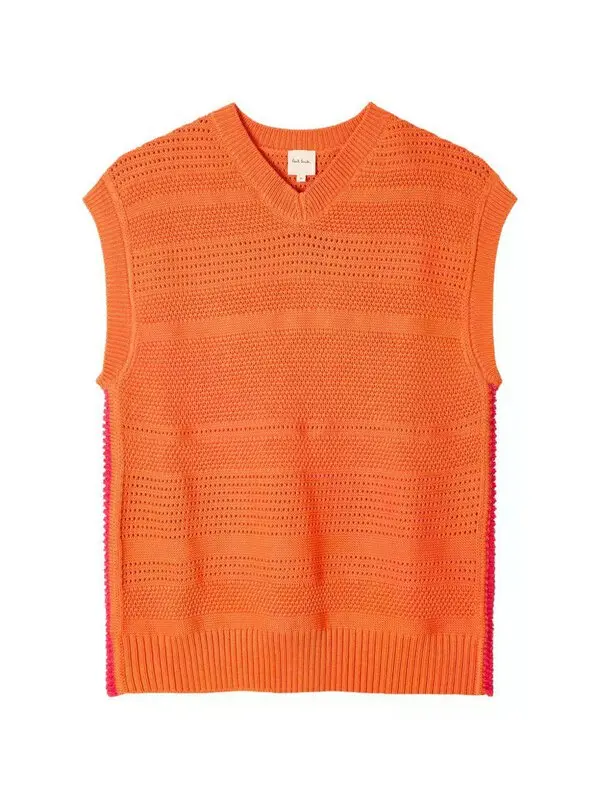 Paul Smith Open-knit V-neck Vest