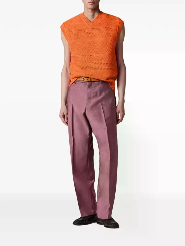 Paul Smith Open-knit V-neck Vest