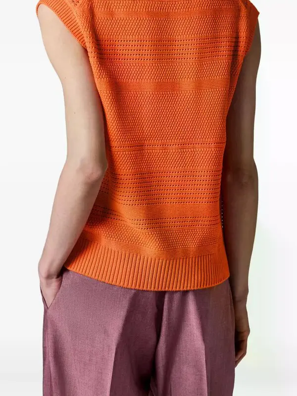 Paul Smith Open-knit V-neck Vest