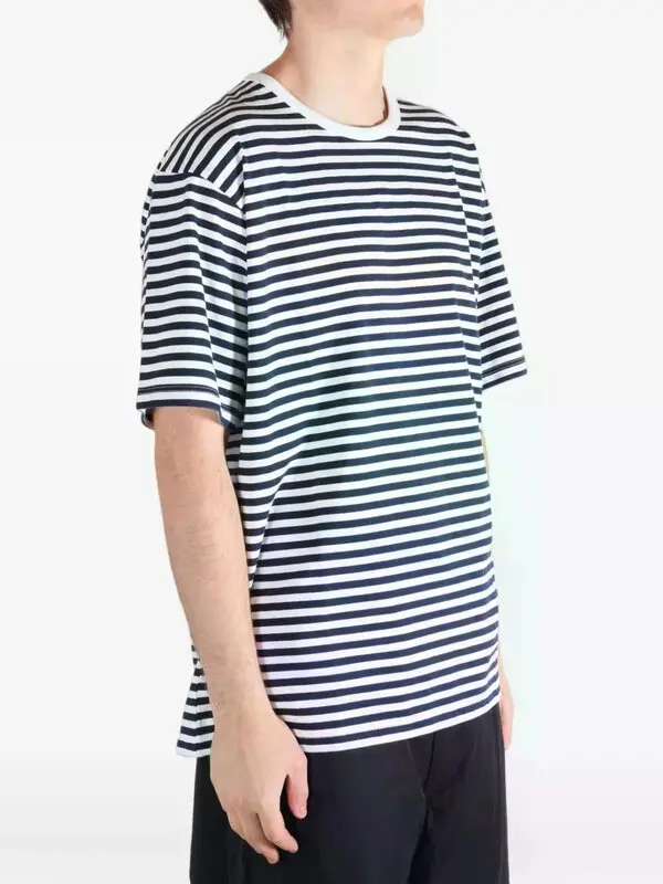 Nanamica Horizontal-stripe T-shirt - Blue