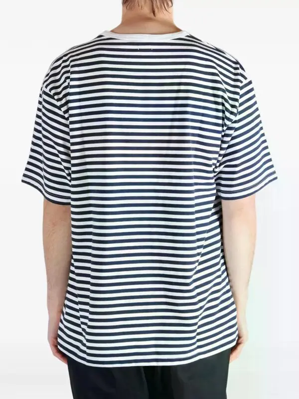Nanamica Horizontal-stripe T-shirt - Blue