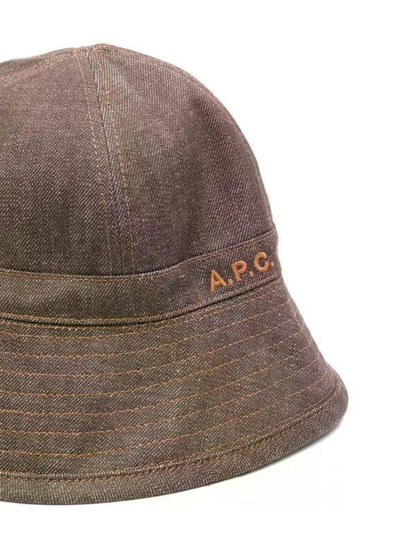 A.p.c. Logo-embroidered Bucket Hat
