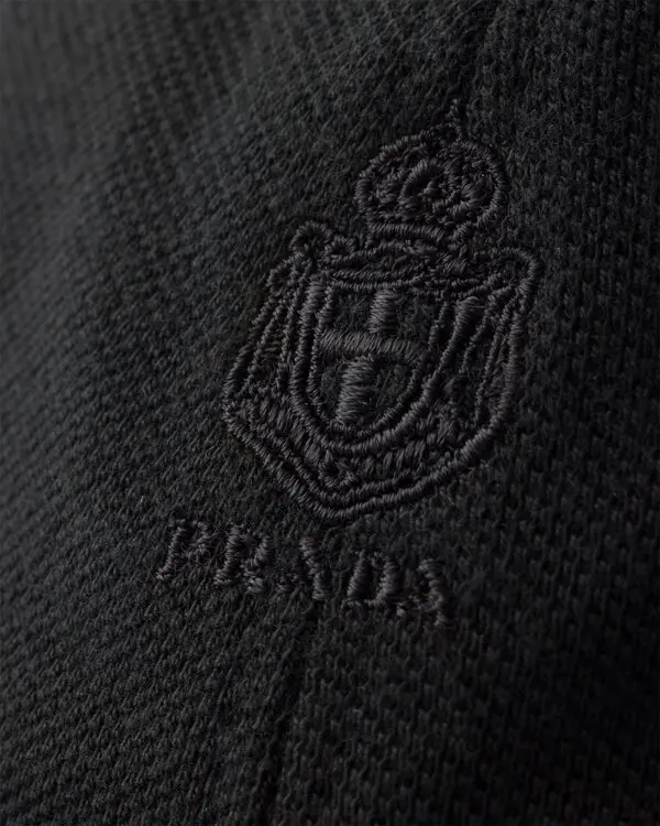 Prada Piqué Baseball Cap - Black