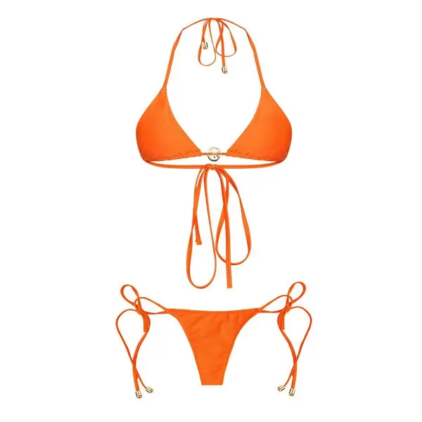 AK ROYALTY RESORTWEAR Pamela Bikini - Orange