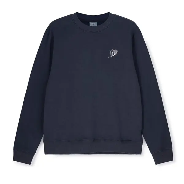 SEA_WASHED Organic Cotton Statement Wave Sweater