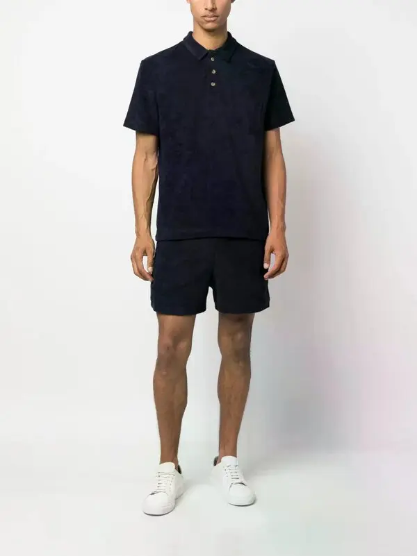 Howlin' Sponge Terry-cloth Polo Shirt - Blue
