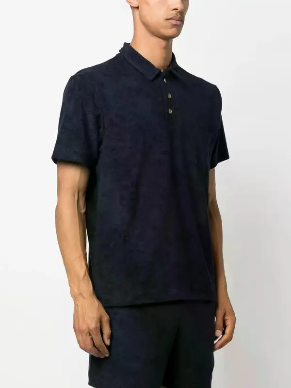 Howlin' Sponge Terry-cloth Polo Shirt - Blue