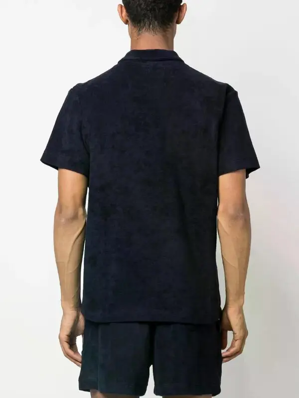 Howlin' Sponge Terry-cloth Polo Shirt - Blue