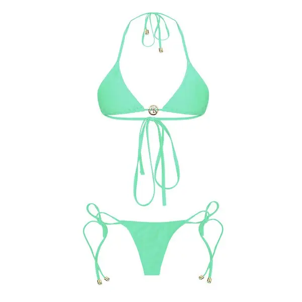 AK ROYALTY RESORTWEAR Pamela Bikini - Blue/green