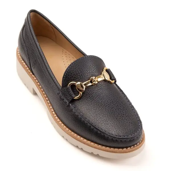 FRANCHETTI BOND Ella Platform Loafers - Blue