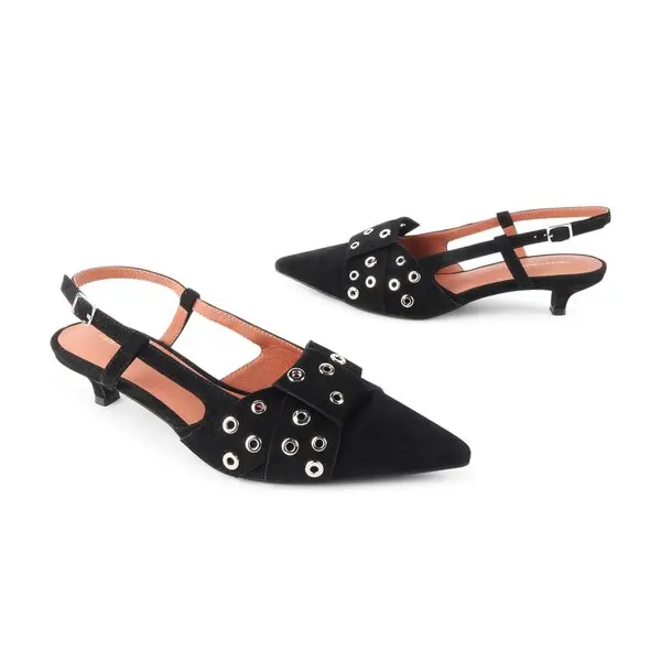 Intentionally Blank Maman Slingback Kitten Heel