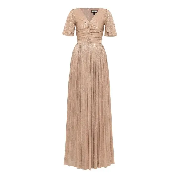 NISSA Sequin-appliqué Maxi Dress