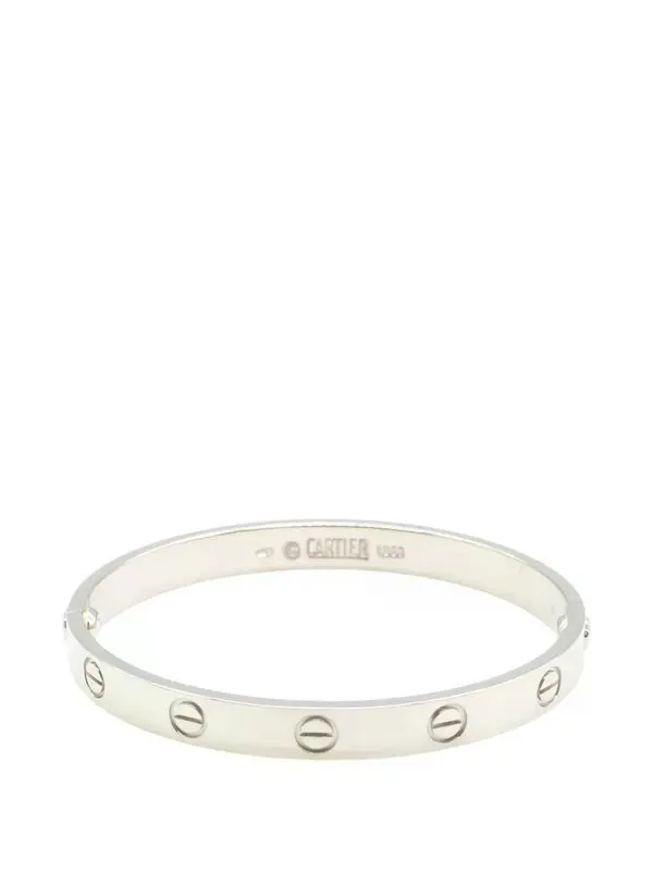 Cartier Love Logo-detail Bracelet - Silver