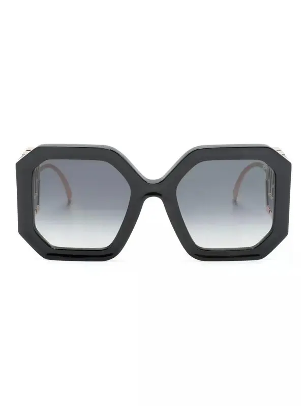 Philipp Plein Tinted Square Frame Sunglasses - Black