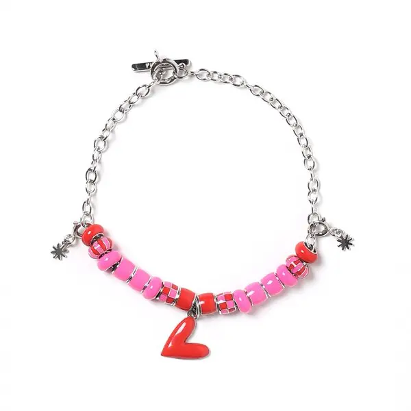PINNOLE I Love You Charm Bracelet - Red