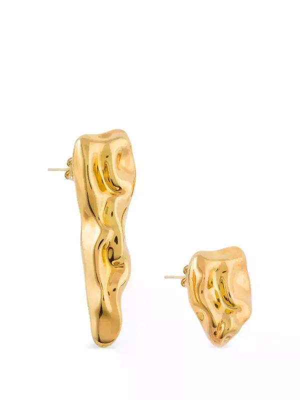 Federica Tosi Tooth Asymmetrical Earrings