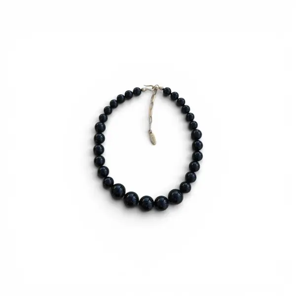 A'MISS Adina Onyx Necklace - Black