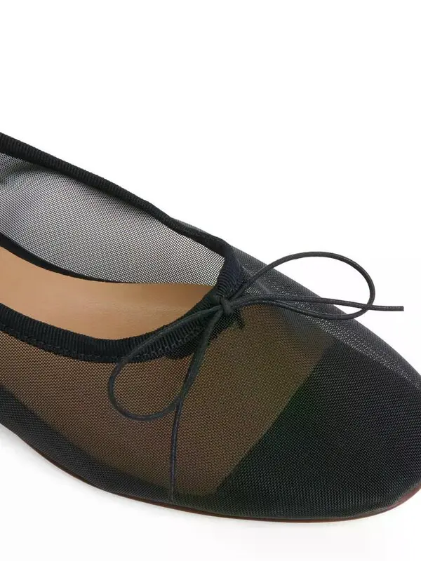 MANSUR GAVRIEL Dream Ballerina Mesh Ballet Flats - Black